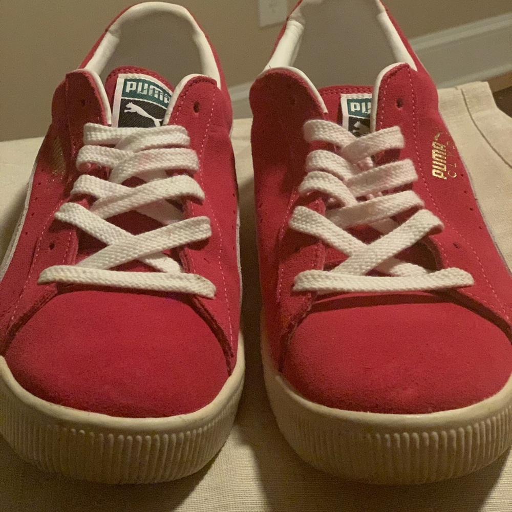 Puma Clyde 2005 Sample Bright Rose With Box. - Gem